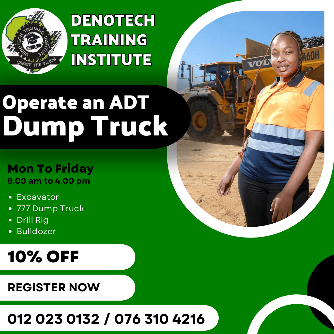 The Best ADT Dump Truck Training In Cape Town 076 310 4216
